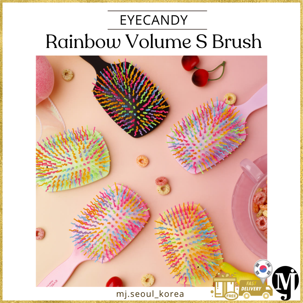 Eyecandy Rainbow Volume S Paddle Brush | Shopee Malaysia