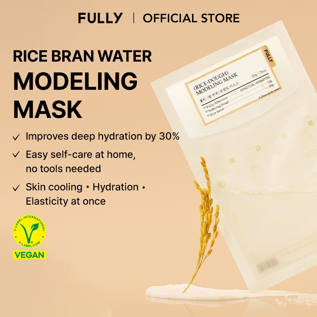 [FULLY OFFICIAL] RICE-DOUGH MODELING MASK 50g x 4ea | Shopee Malaysia