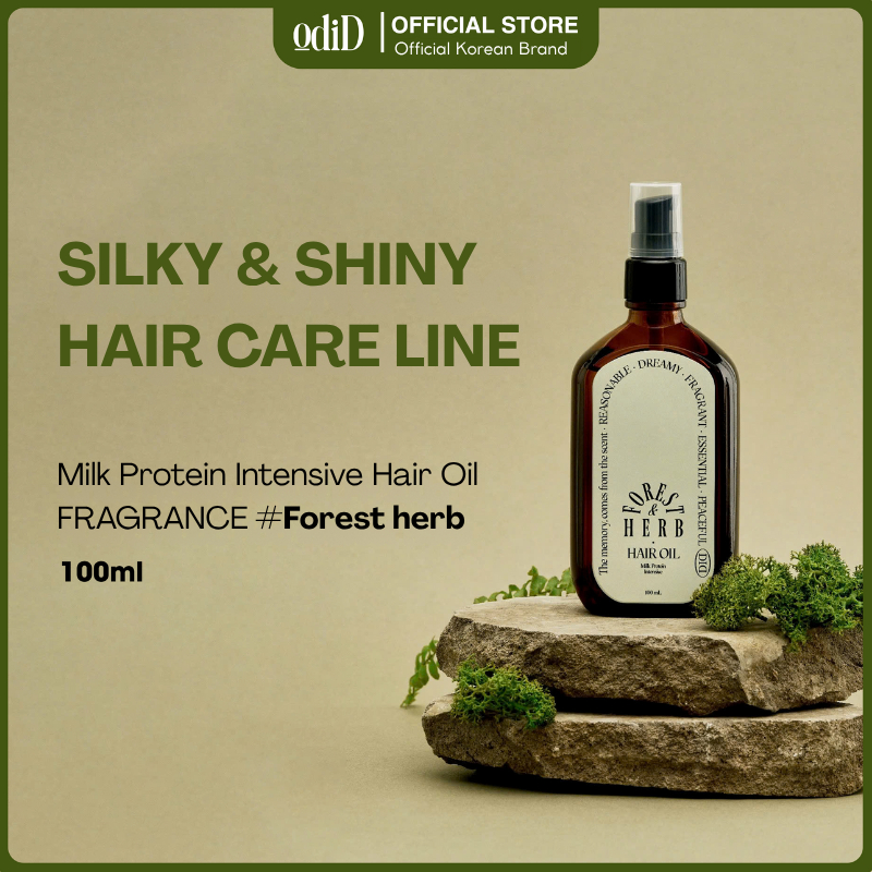 [odiD] Milk Protein Intensive Hair Oil FOREST HERB 100ml | Shopee Malaysia