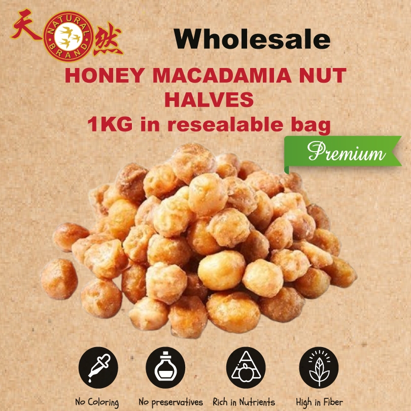 Honey Macadamia Nuts Snack 1kg | Shopee Malaysia