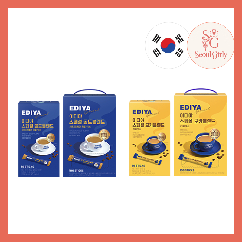 [ EDIYA ] coffee mix ( Mocha blend / Gold blend Rich crema ) 2 types ...