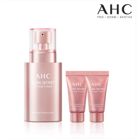 [50+10+10] AHC Aura Secret Tone-Up Cream 50g + 10g*2ea I SPF30 PA++ | Shopee Malaysia