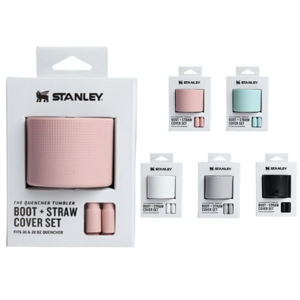 [Stanley] Quencher 1.18L / 591&887ml Silicone Boot Cover + Straw Cap ...