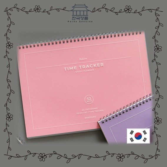 Time Tracker Study Planner, Korean Diary | Shopee Malaysia