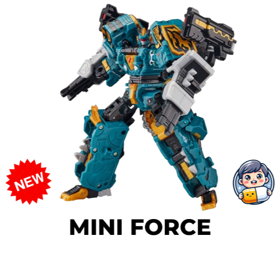 [MINI FORCE] The strongest dinosaur mini force Blue Flame Warrior ...