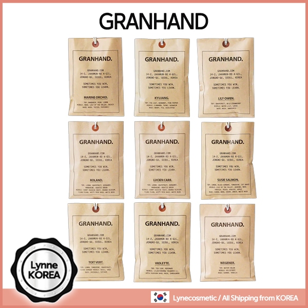 GRANHAND Fragrance Sachet 40g (9 Types/Select 1) | Shopee Malaysia