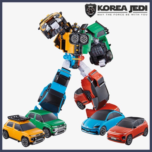 TOBOT TETRAN - (Twin Punch + A +W) 4 stage Combined Robot Toy Play Set ...