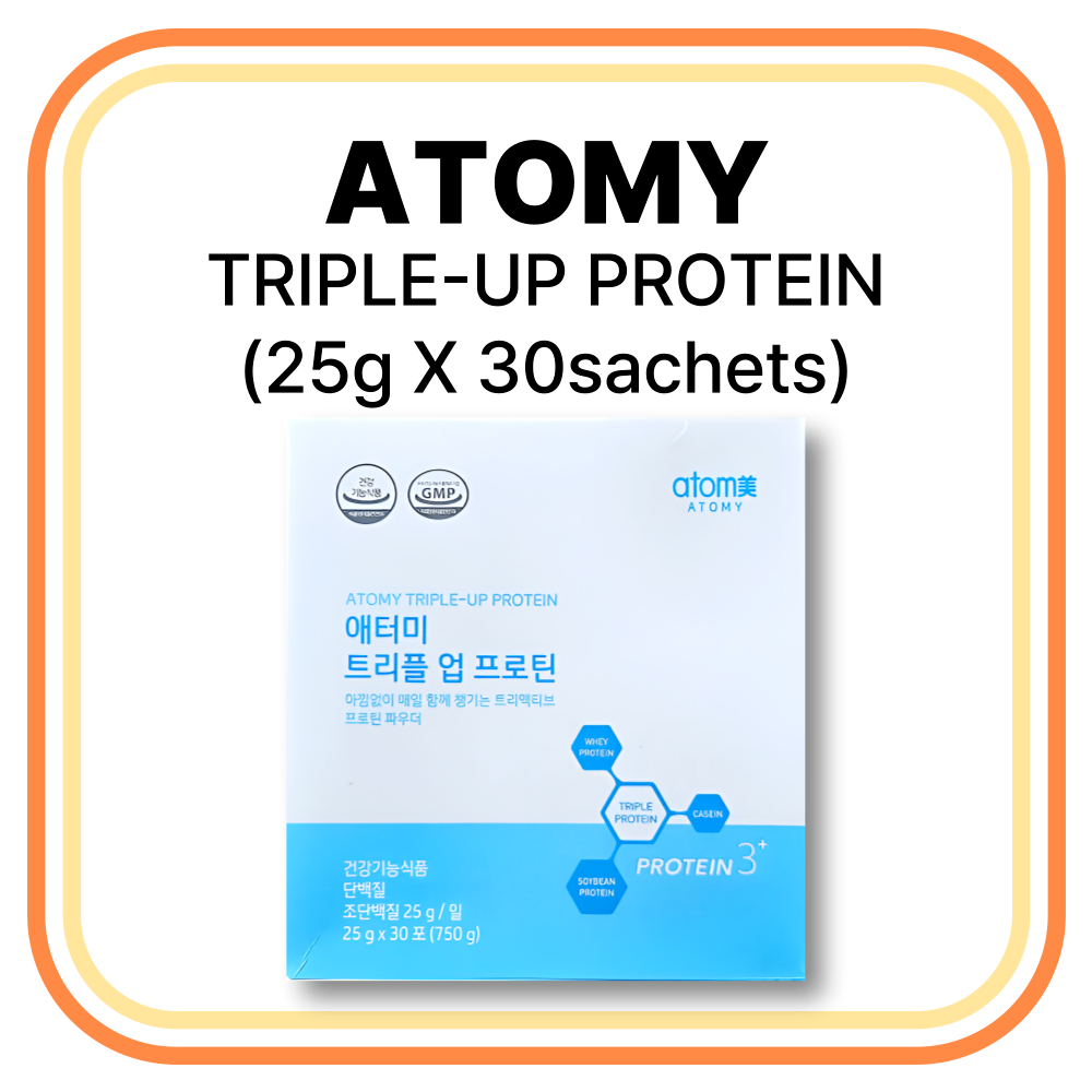 ATOMY TRIPLE-UP PROTEIN 25g X 30 Sachets Daily High Protein Formula for ...