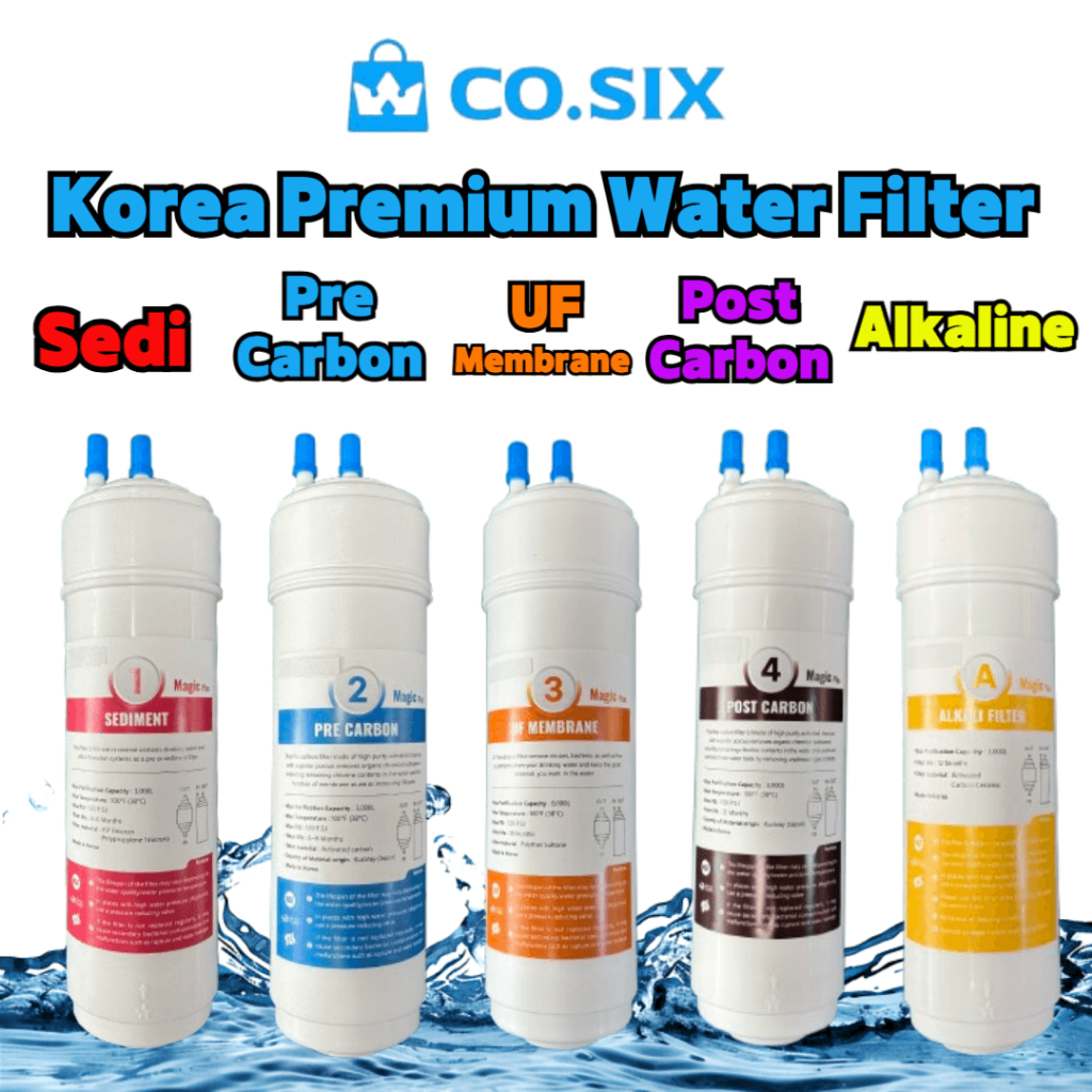 CO.SIX Korea Premium Magic Plus U Type 10 Inch , UF Membrane / Alkaline ...