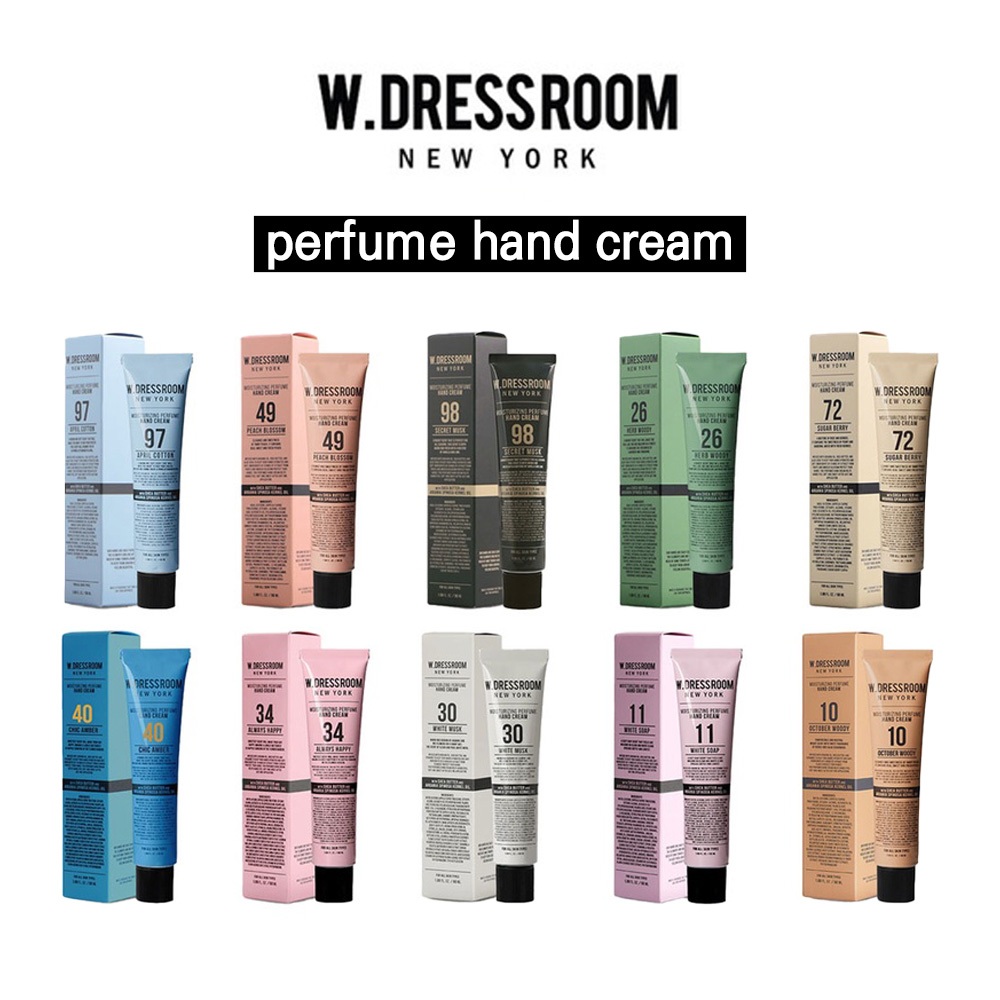 [W.DRESSROOM] Korean Perfume Hand Cream 50ml｜Long-lasting Scent ...