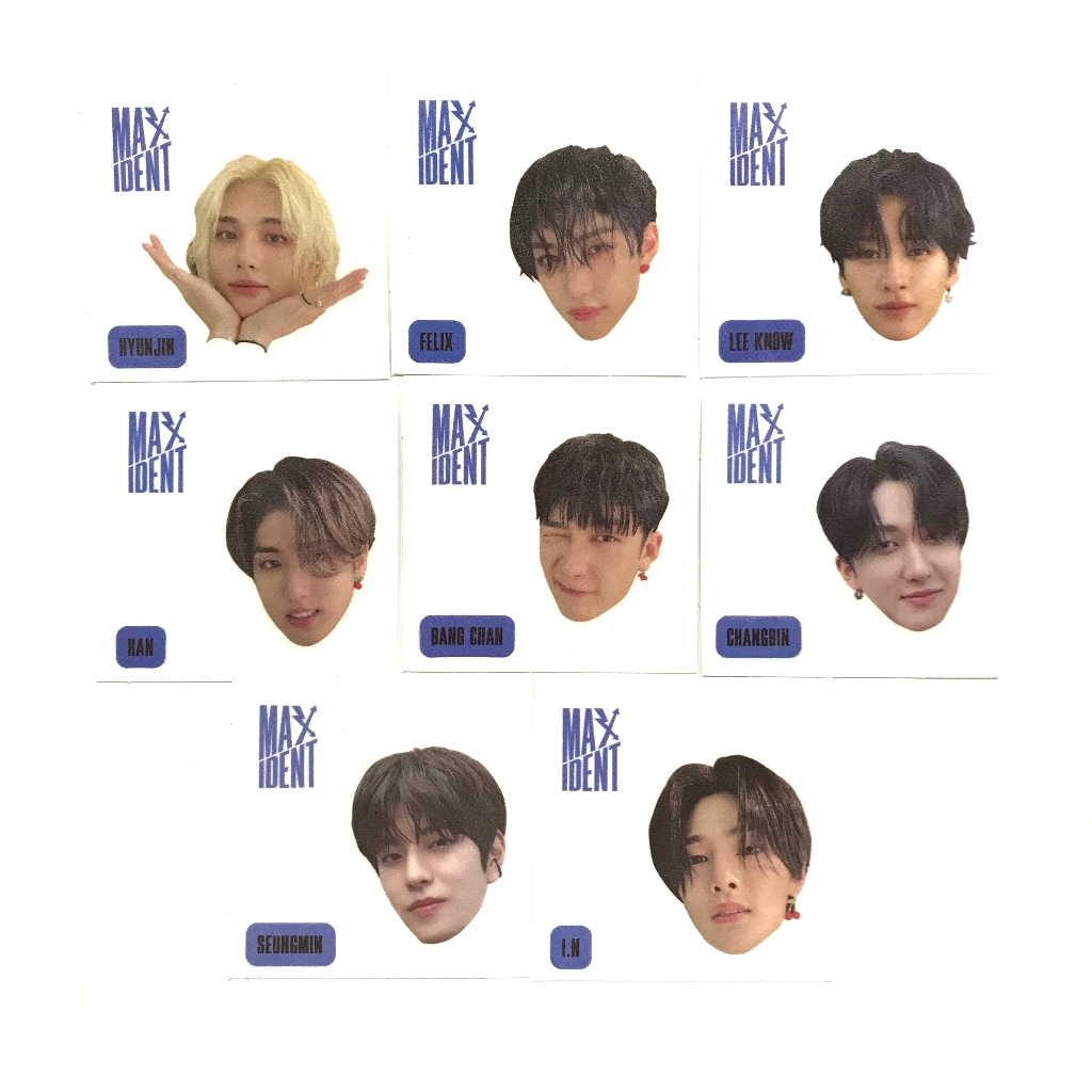 [STRAY KIDS] Maxident / Case 143 / 1st pressd Official Face Sticker ...