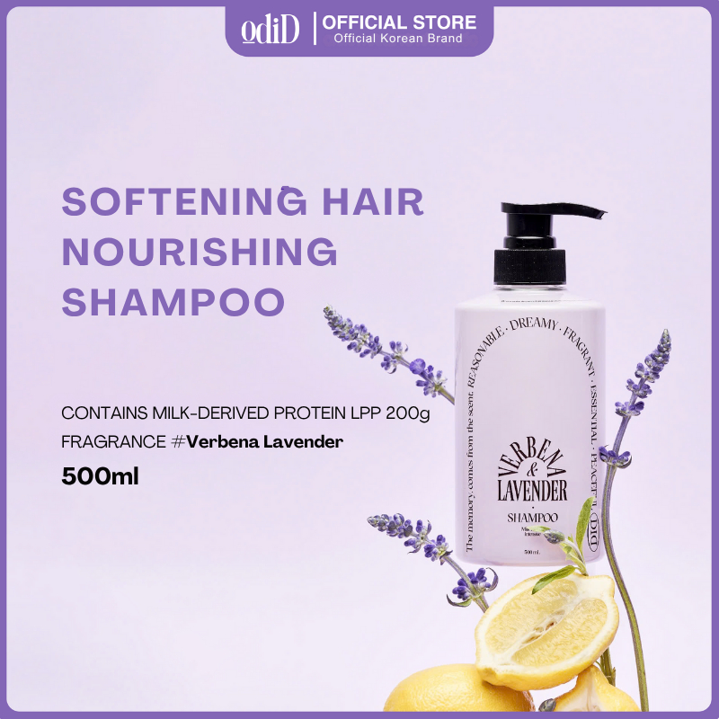 [odiD] Milk Protein Intensive Perfume Shampoo VERBENA LAVENDER 500ml | Shopee Malaysia