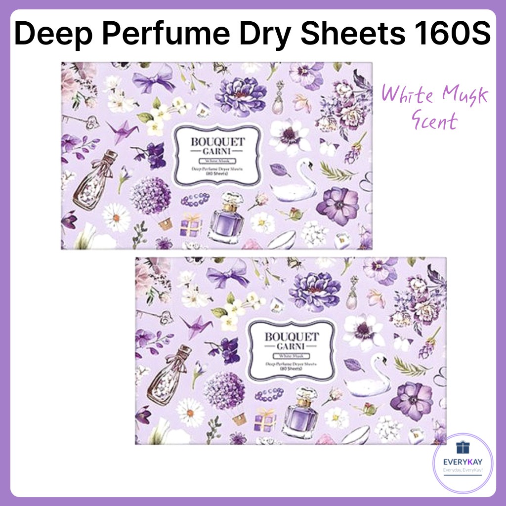 [Bouquet Garni] Deep Perfume Dry Sheets - 160 Sheets | White Musk Scent ...