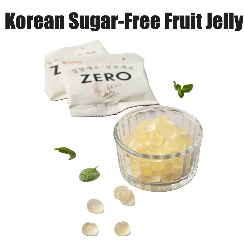 lotte zero Sugar-Free Fruit Jelly – 238g (17 Mini Packs) | Korean Low ...