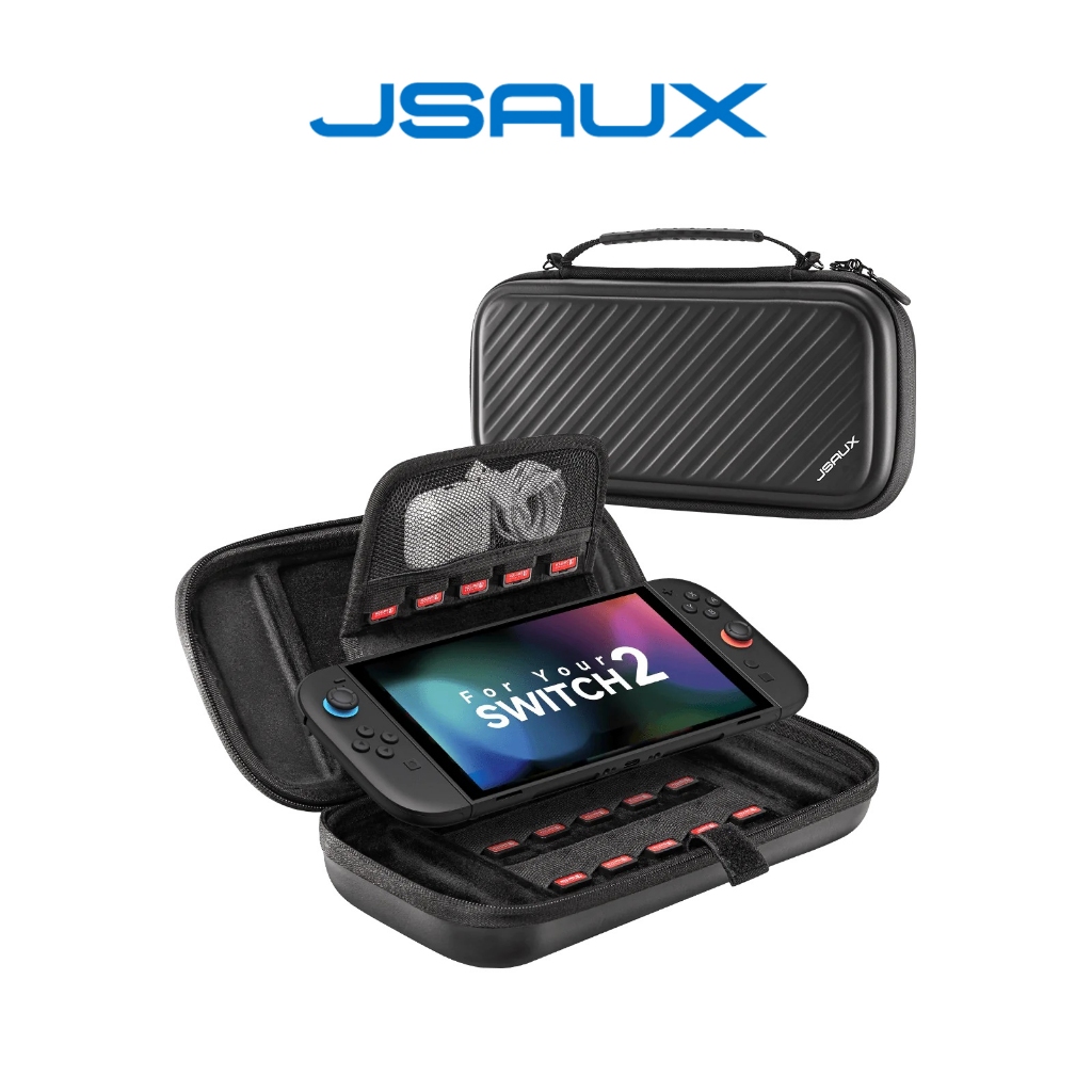 JSAUX Carrying Case for Nintendo Switch 2 Protective Hard Shell Case ...