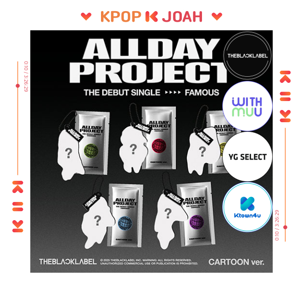 [POB](CARTOON ver.) ALLDAY PROJECT [FAMOUS] THE DEBUT SINGLE ALBUM (23rd Jun.2025) | Shopee Malaysia