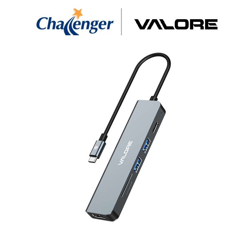 Valore 6-in-1 USB-C Hub (MH-013) | Shopee Malaysia