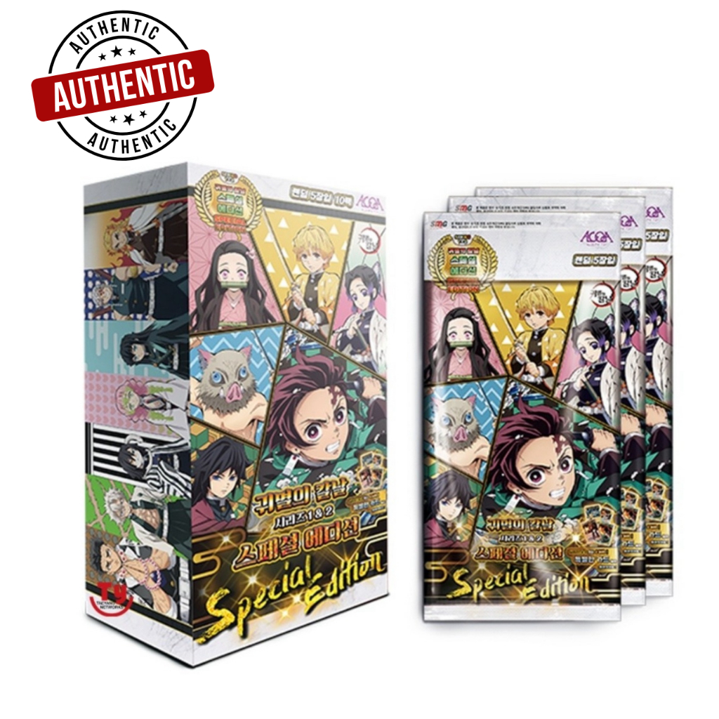[Demon Slayer] Card Special Edition 1&2 Series 1 Box / Korean Ver ...