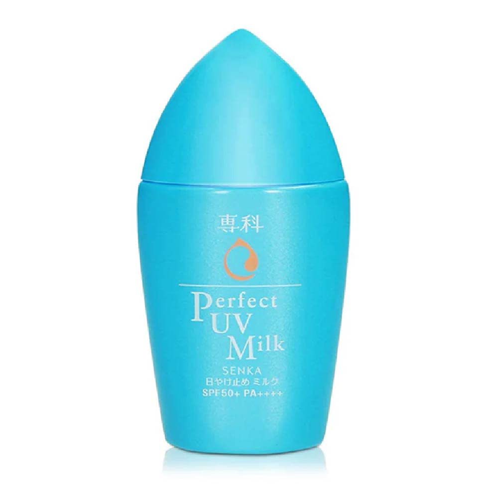 Senka Perfect Uv Milk Spf 50+ Pa++++ (Sweat And Waterproof Sunscreen ...