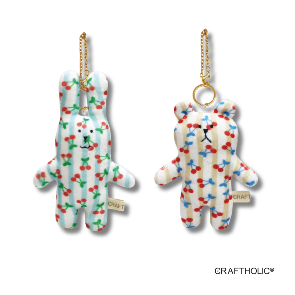 Craftholic Cherry Border Craft Mascot Plush Keychain | Shopee Malaysia