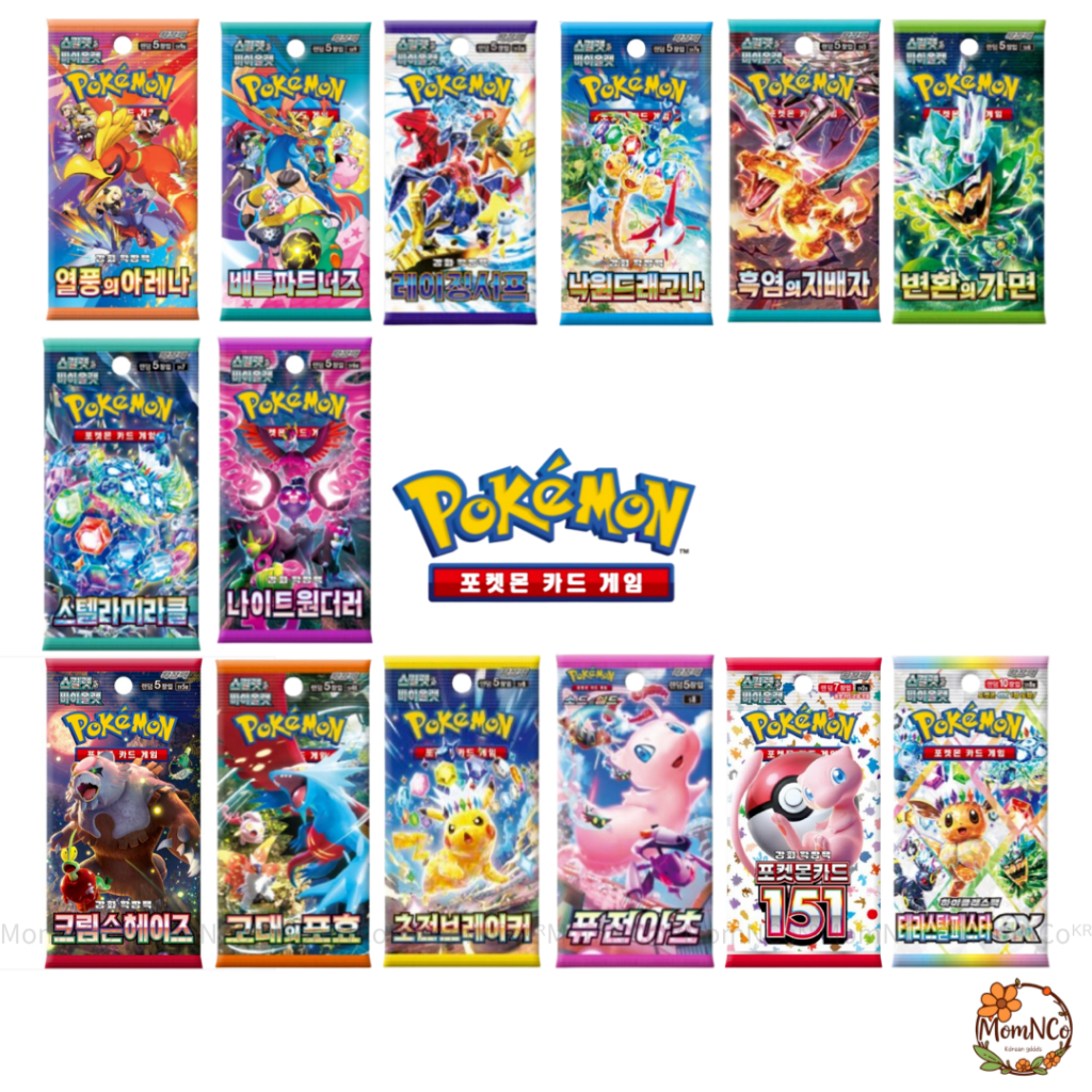Pokémon Trading Card Booster Pack - Korea Edition | Collectible Cards ...