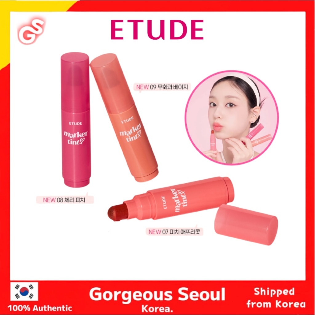 ETUDE Dear Darling Marker Tint 3.5g 9 colors | Shopee Malaysia