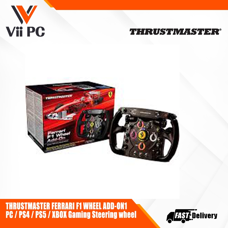 THRUSTMASTER FERRARI F1 WHEEL ADD-ON1 PC / PS4 / PS5 / XBOX Gaming Steering wheel | Shopee Malaysia