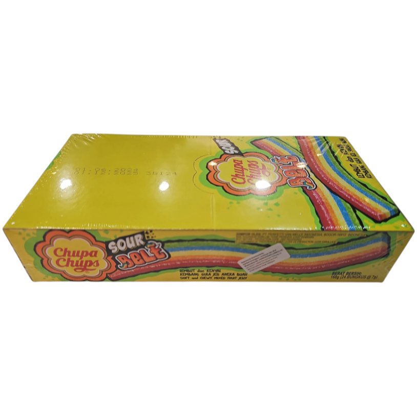 Chupa Chups Sour Belt Rainbow (24tubes x 7g) | Shopee Malaysia
