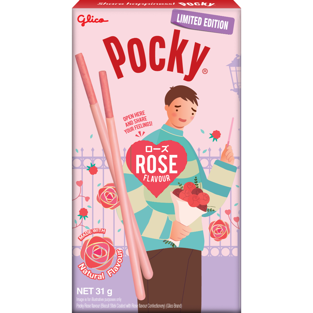 Limited Edition Glico Pocky Rose (31g x 10pkts) | Shopee Malaysia