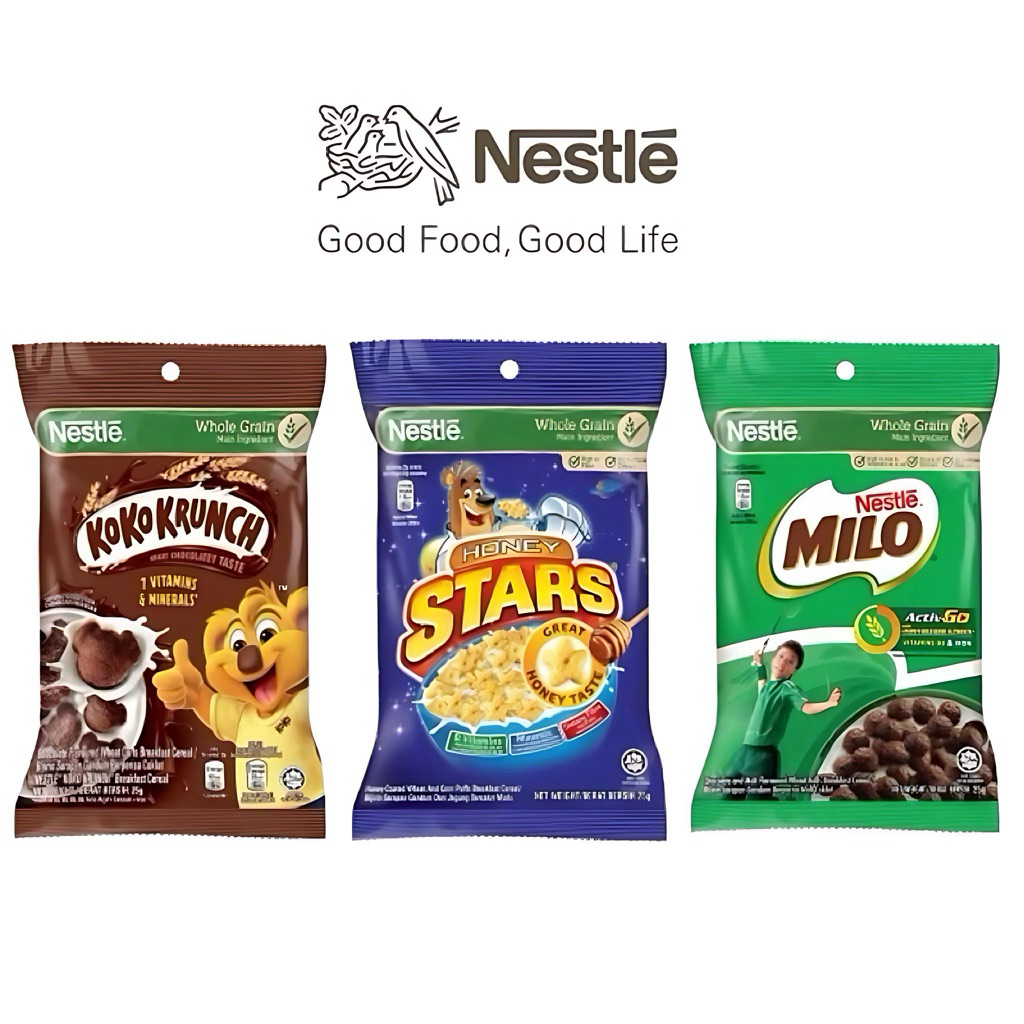 Nestle Koko Krunch Honey Stars Milo Cereal 25g | Assorted Breakfast ...
