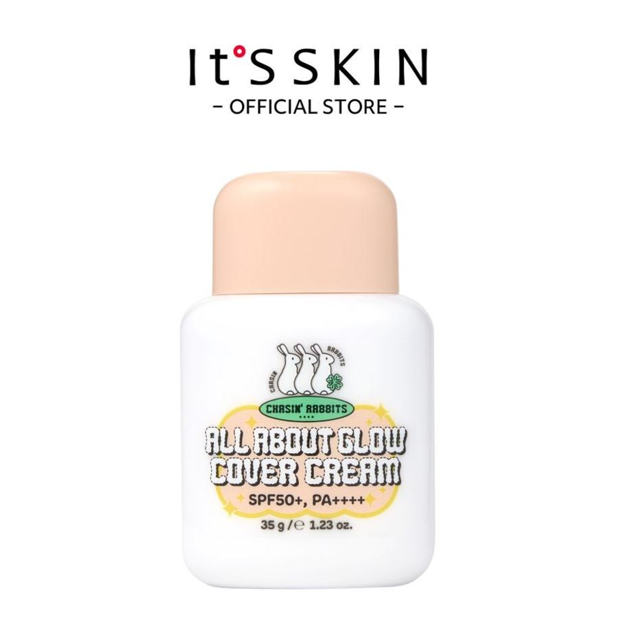 CHASIN' RABBITS All About Glow Cover Cream 35g, Lightweight, Hydrating ...