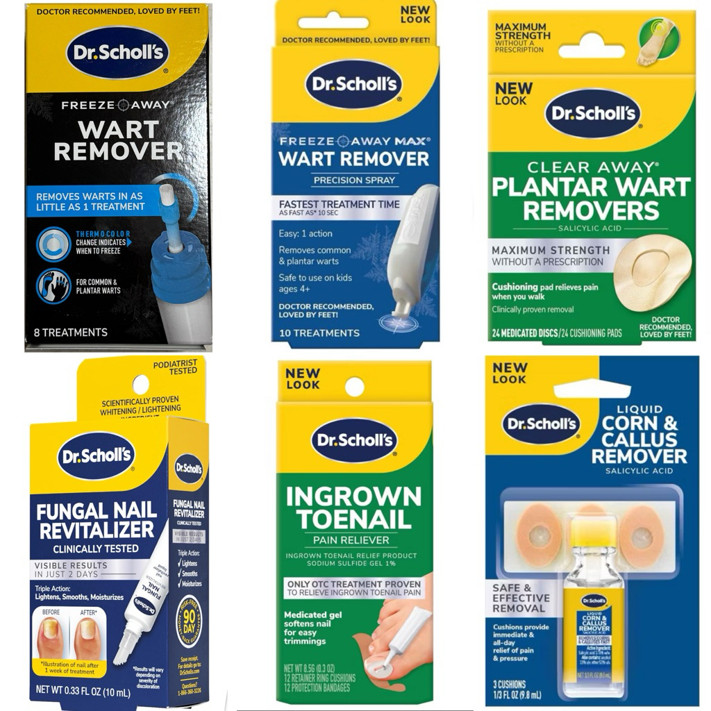 Dr. Scholl's Freeze Away Max/Clear Away Plantar Wart Remover/liquid ...