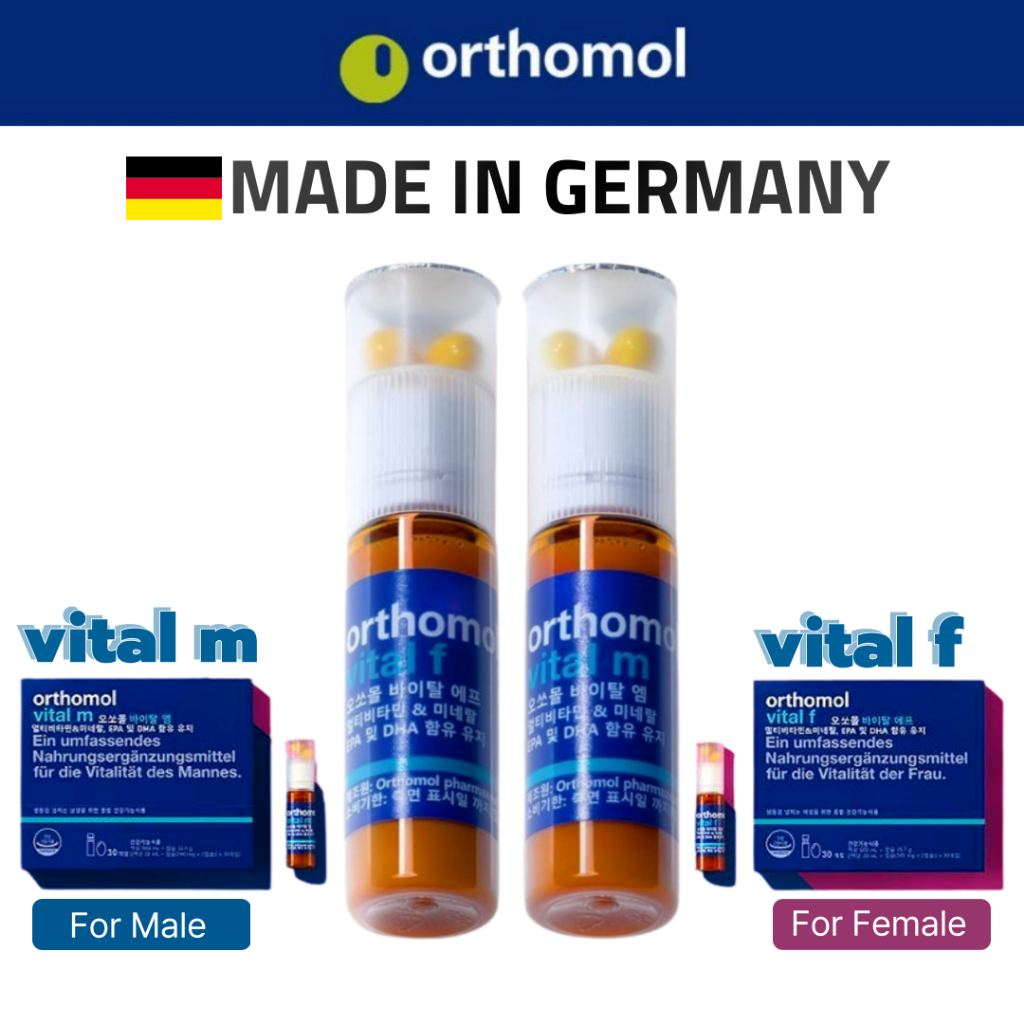 [Orthomol] Immun Multivitamin & Mineral | Vital Female & Male ...