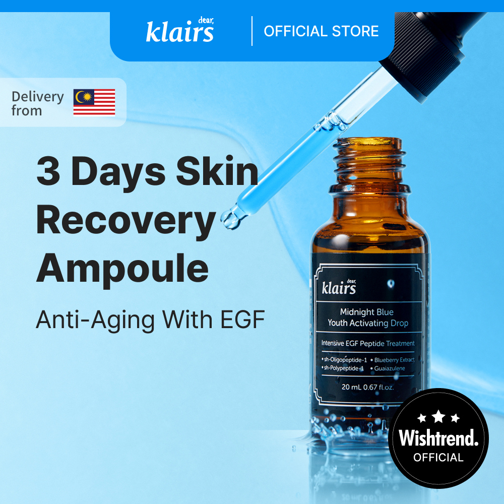 Klairs Midnight Blue Youth Activating Drop (20ml) | Shopee Malaysia