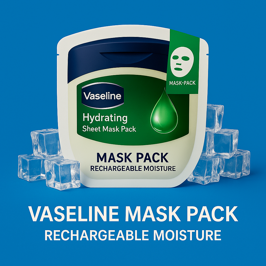 DAISO Vaseline Mask Pack Rechargeable Moisture 5 ea | Shopee Malaysia