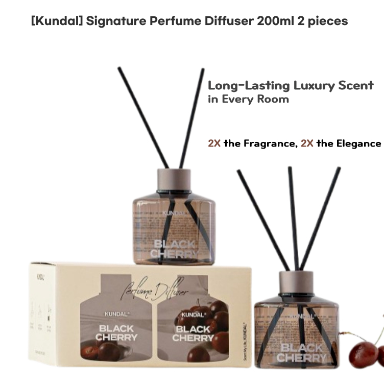 Kundal Signature Perfume Diffuser 200ml 2 pieces | Double Set | Long-Lasting Signature Fragrance ...