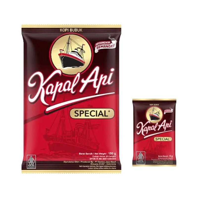 KAPAL API Black Coffee No Sugar and Milk Creamer 150g Halal/Coffee ...