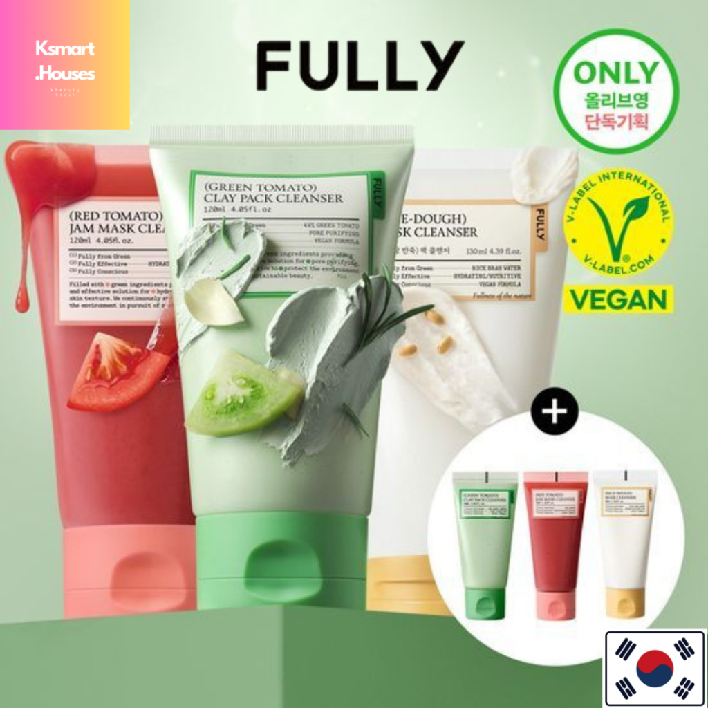 Fully Vegan Pack Cleanser Plan 3 Types (Green Tomato/Red Tomato/Rice ...
