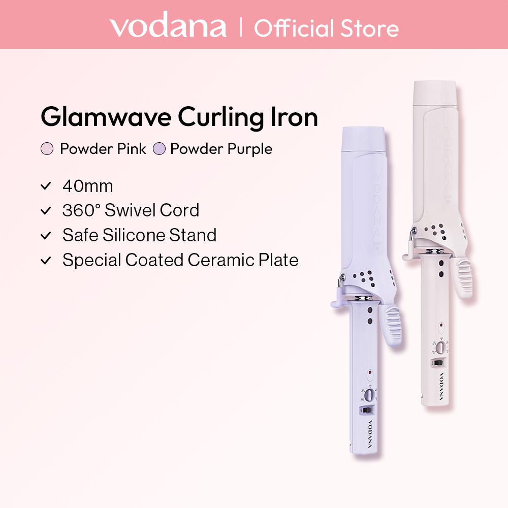 VODANA GLAM WAVE IRON 40mm (Powder Pink / Powder Purple) | Shopee Malaysia