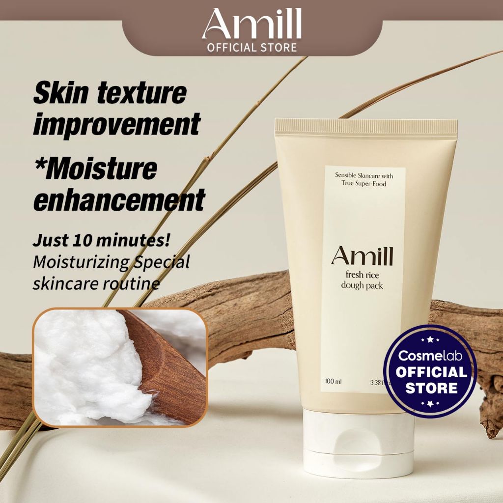 Amill Soothing-Pore Fresh Rice Dough Pack (100ml) | Shopee Malaysia