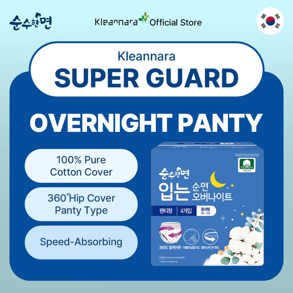 [KleanNara] Super Guard Disposable Period Underwear natural absorbent ...