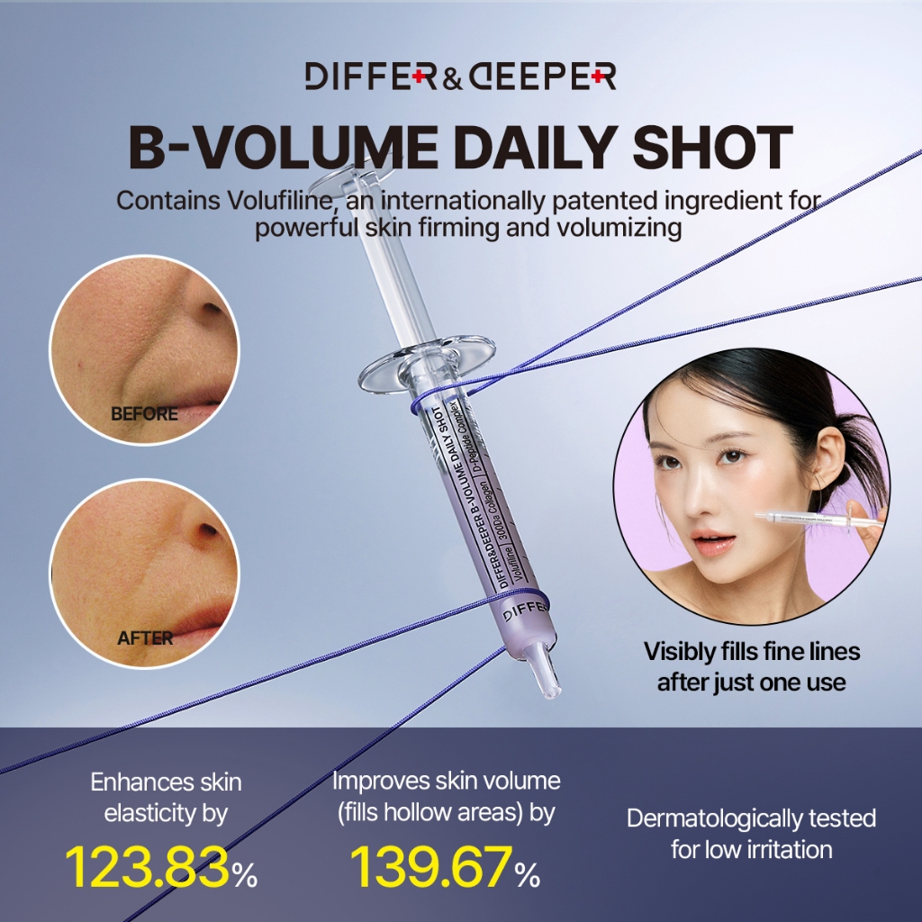 Differndeeper B-Volume Daily Shot (2.5ml × 2ea) Differ&Deeper Starter ...