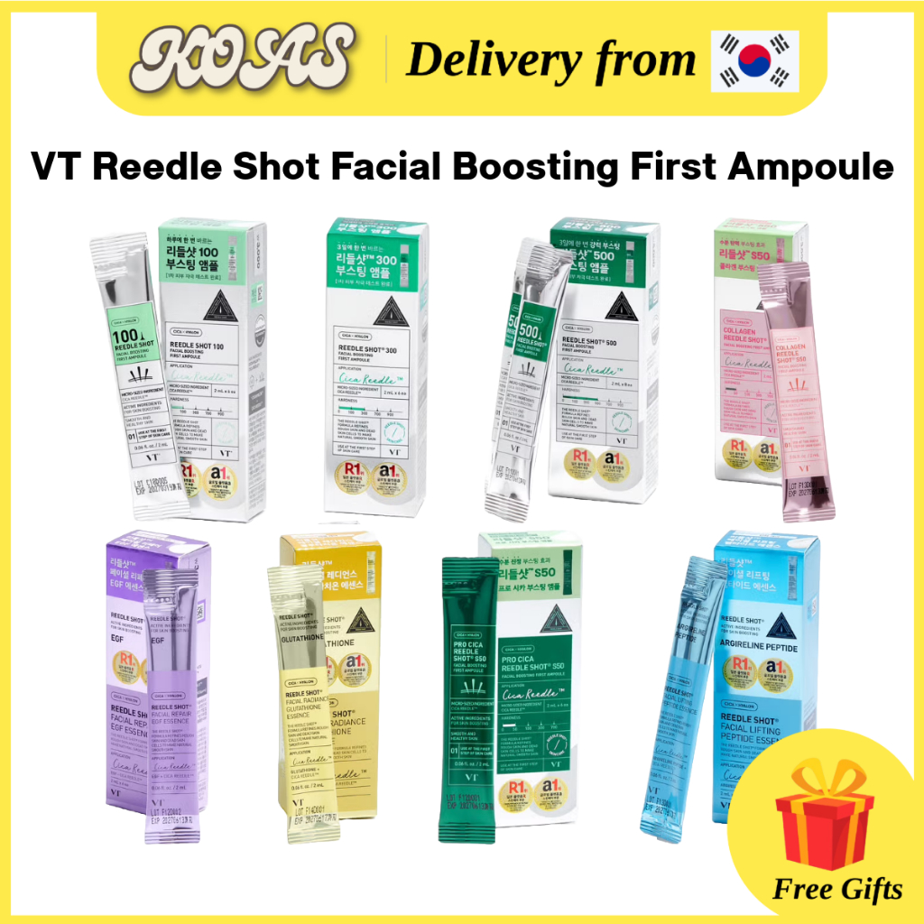 [Daiso Korea X VT] Reedle Shot Facial Boosting First Ampoule 2ml / S50, 100, 300, 500 / K-Beauty ...