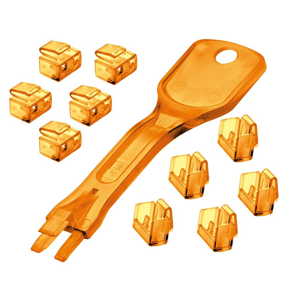 LINDY RJ45 PORT BLOCKER (10 BLOCKERS + 1 KEY)(ORANGE) | Shopee Malaysia