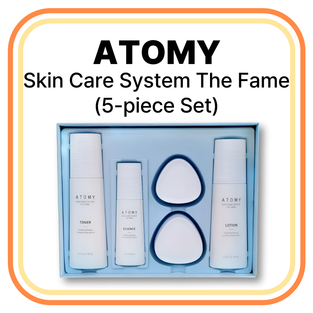 Atomy Skincare System The Fame 5-piece Set(Toner/Essence/Lotion/Eye ...