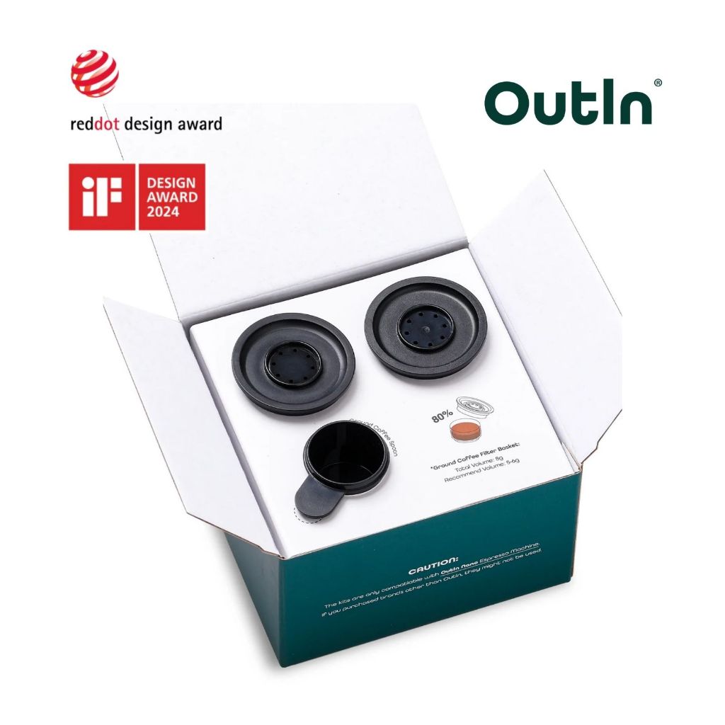 OutIn Nano Portable Espresso Machine Filter Baskets Kit | Shopee Malaysia
