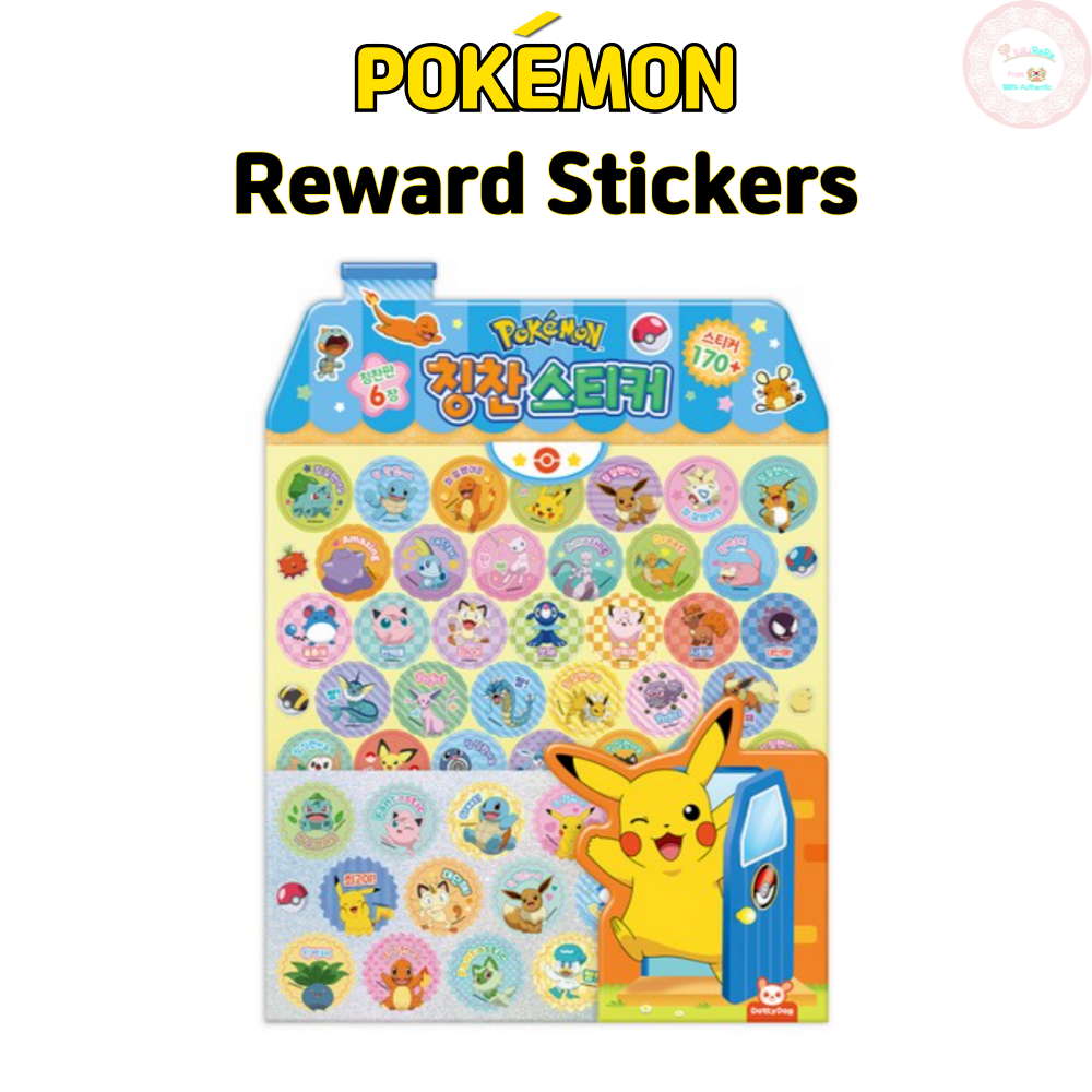 Pokémon Reward Stickers Pokemon Sticker Motivational Stickers ...