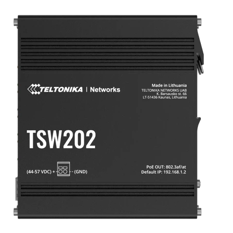 TELTONIKA TSW202 MANAGED PoE+ ETHERNET SWITCH (Power Adaptor not ...