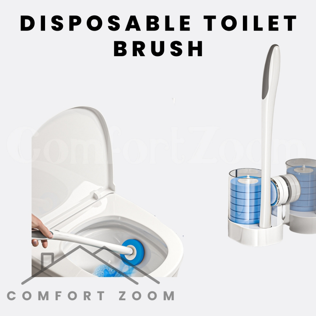 Disposable Toilet Bowl Brush with Toilet Wand / Toilet Bowl Cleaner ...