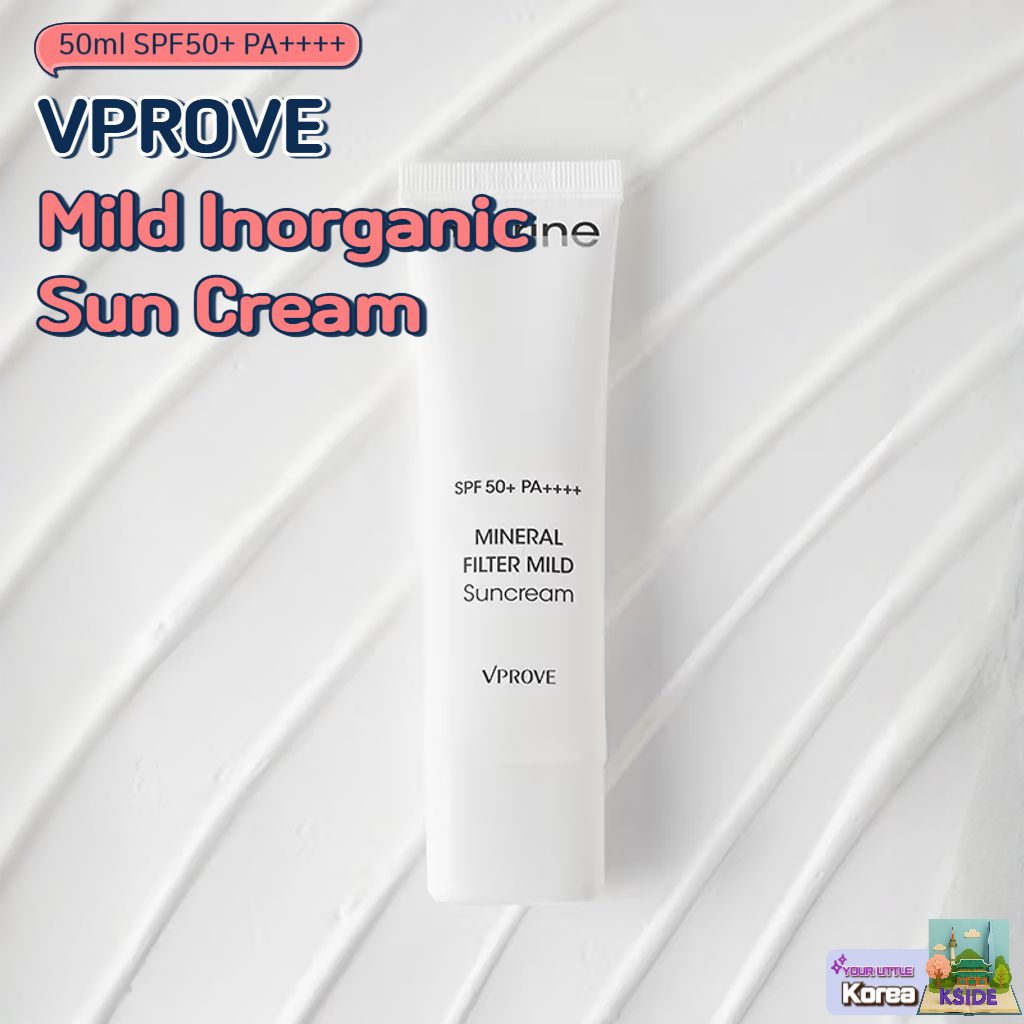 VPROVE Marine Mild Inorganic Sun Cream 50ml SPF50+ PA++++ | Physical ...